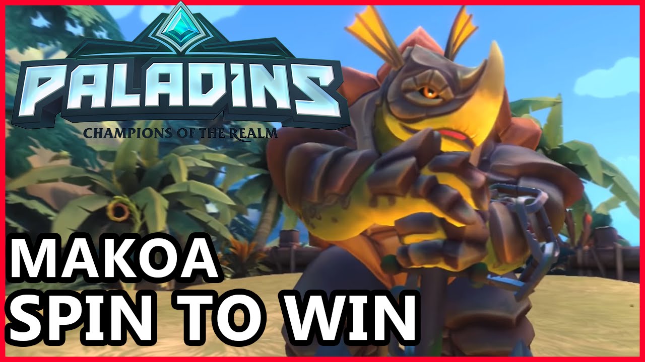 Paladins Makoa Gameplay - Spin To WIn Makoa Guide - Paladins Gameplay ...