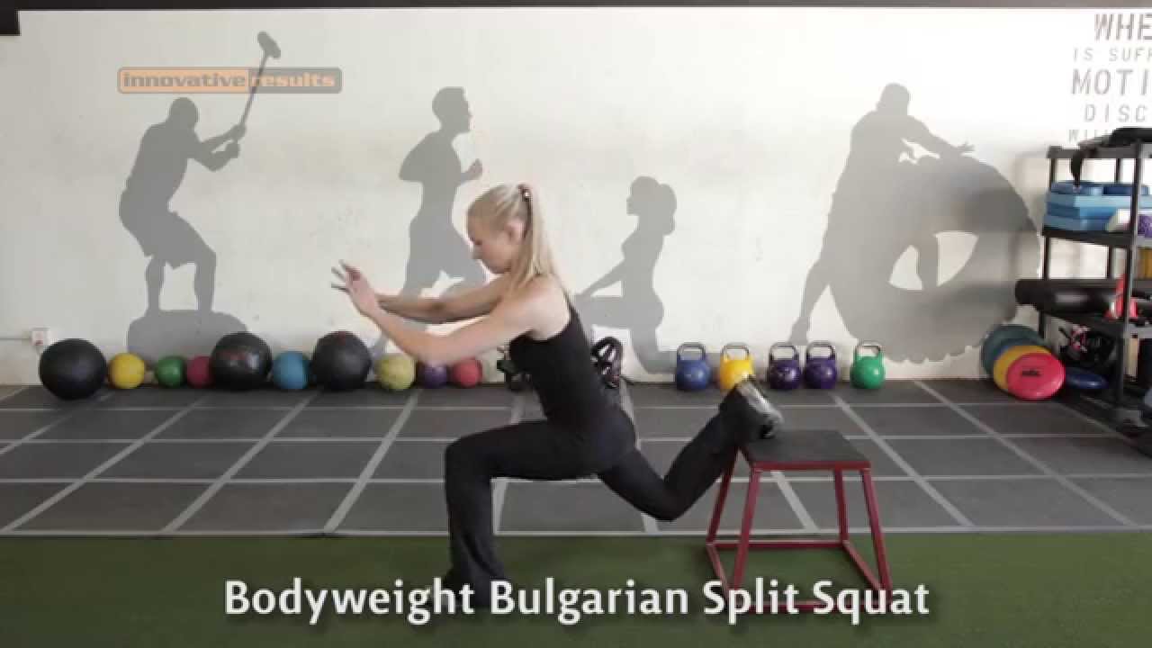 Bodyweight Exercise - bulgarian split squat - YouTube