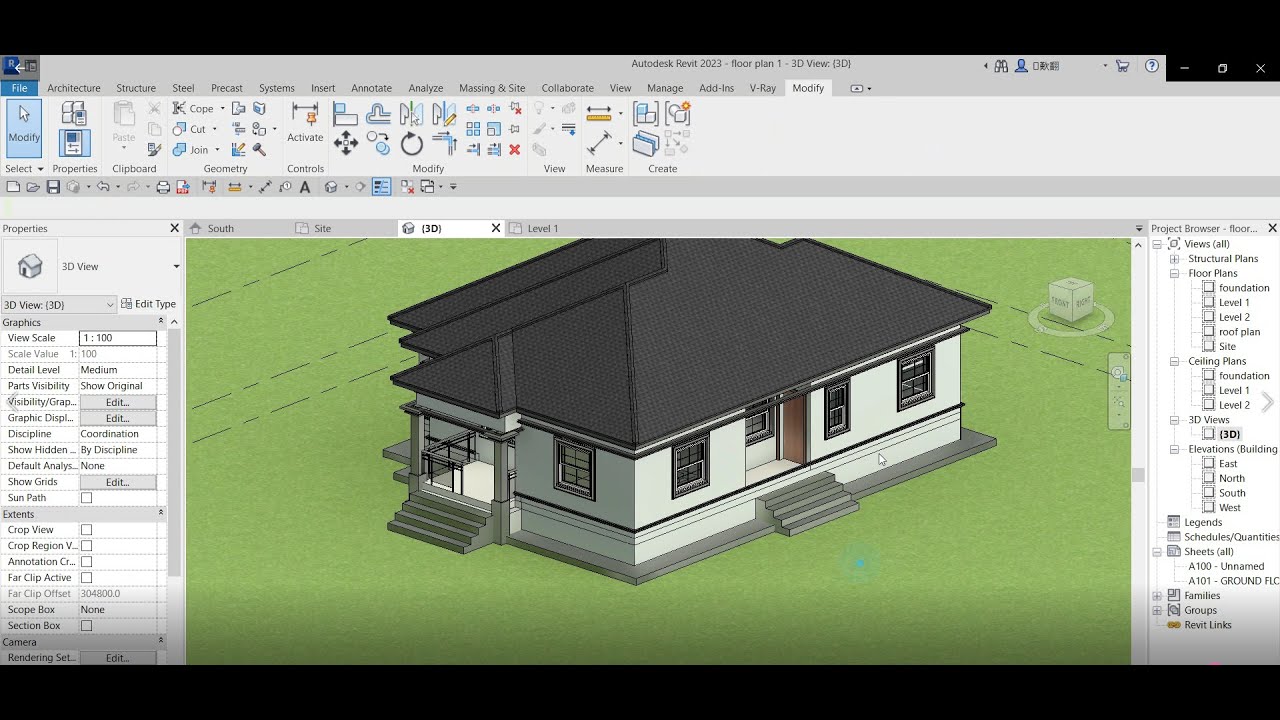 #9 How To model and adjust site Trick Revit Tutorial - YouTube