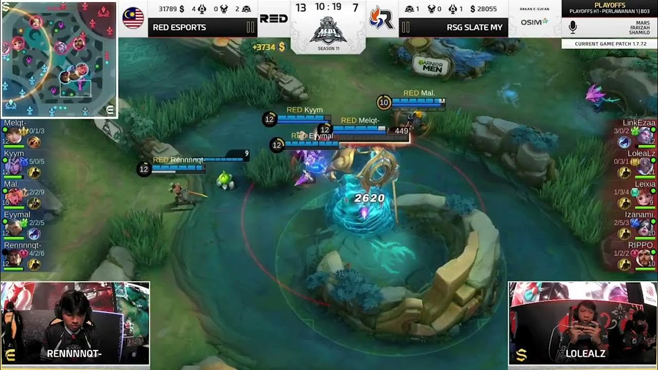 Full Highlight RED ESPORTS vs RSG SLATE MY - MPL Season 11 Playoff Day 1 Match 1 - YouTube