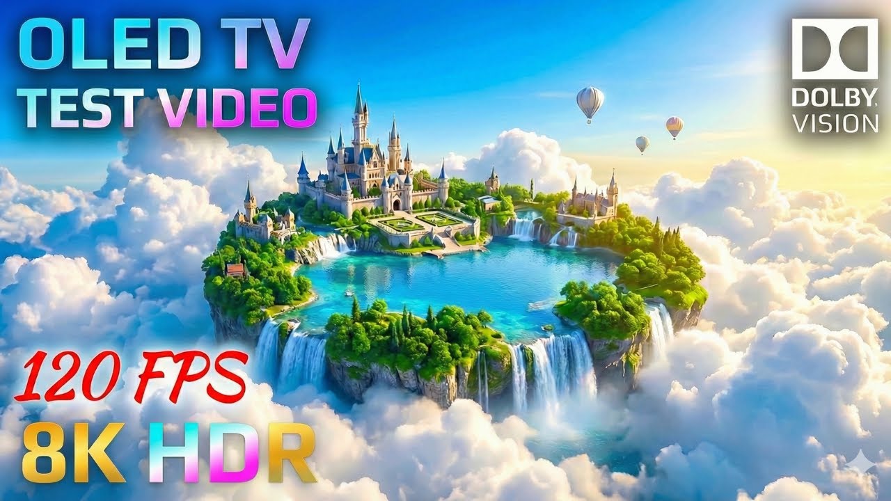 Best 8K HDR 240fps for OLED TV - Stunning Dolby Vision (Color That ...