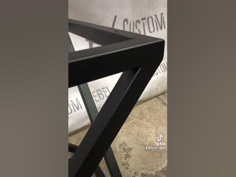 Подстолье, стол в стиле Лофт от Custom Mebel. Москва - YouTube