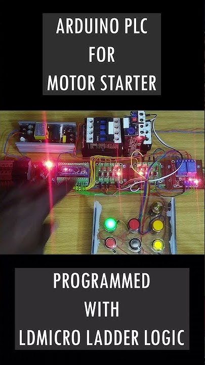 LDmicro Arduino PLC for Motor Starter #Shorts - YouTube