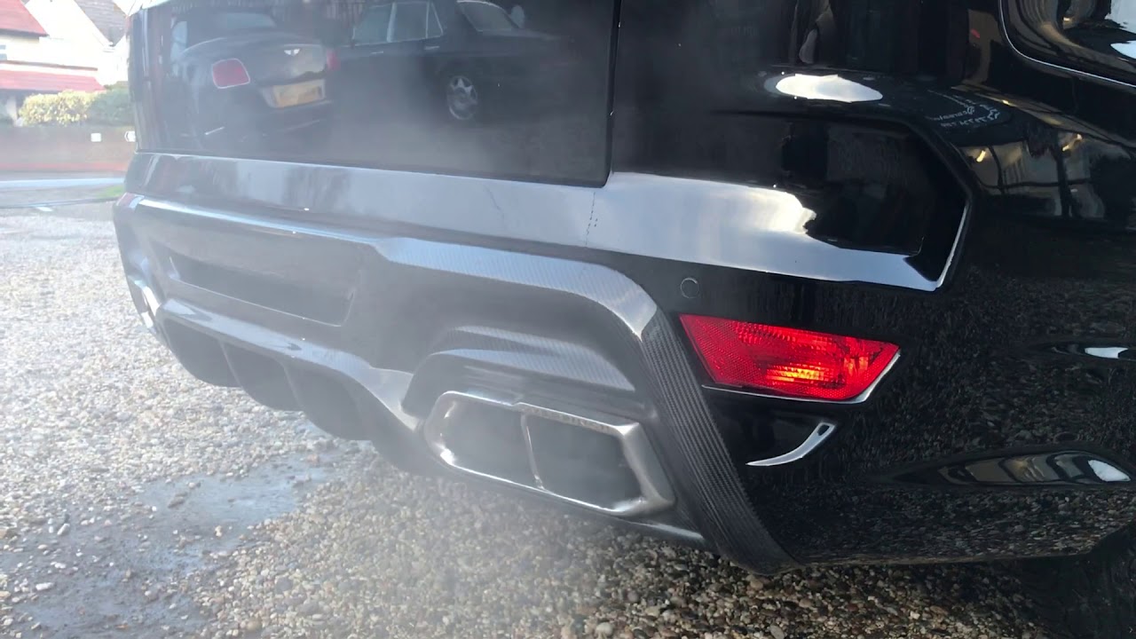 Range Rover Sport SVR OVERFINCH exhaust sound... - YouTube
