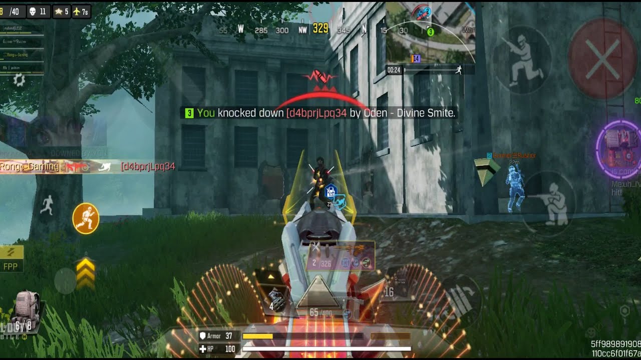 ODEN GUN SKILL || Cod Mobile Battle Royale Gameplay - YouTube