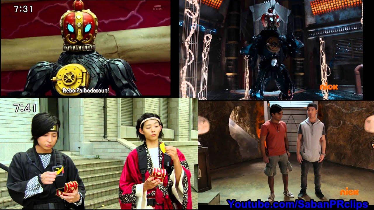 Power Rangers Dino Super Charge Ep 8 - Riches and Rags VS Kyouryuuger ...