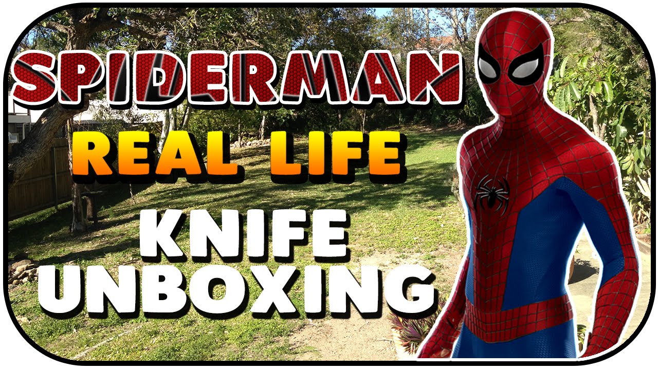 SPIDERMAN UNBOXING REAL LIFE CSGO KNIVES - YouTube