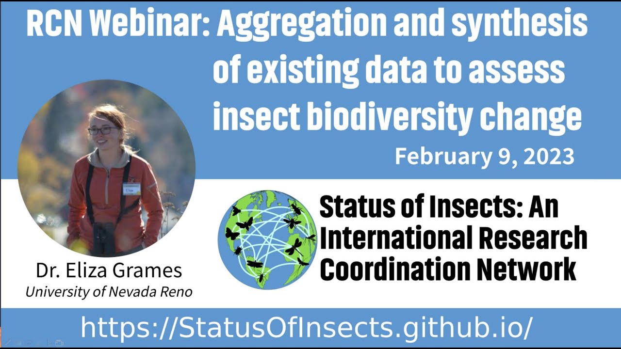Aggregation and synthesis of existing data to assess insect ...