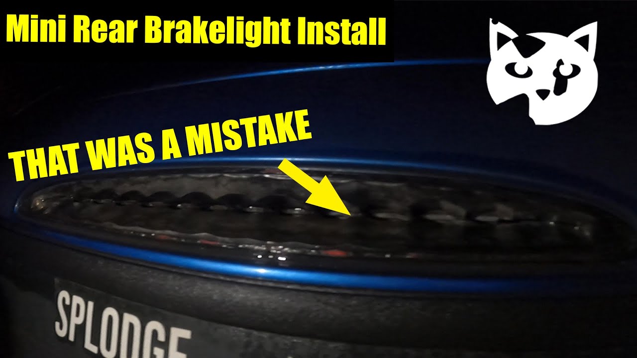 Changing centre brake light on r50/r53 mini - YouTube