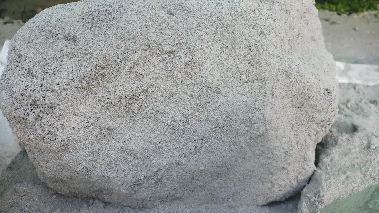 Pure SandCement Bit Hard Chunks Dusty Crumbling DRY WET 💦 PASTE PLAY 🤤 ...