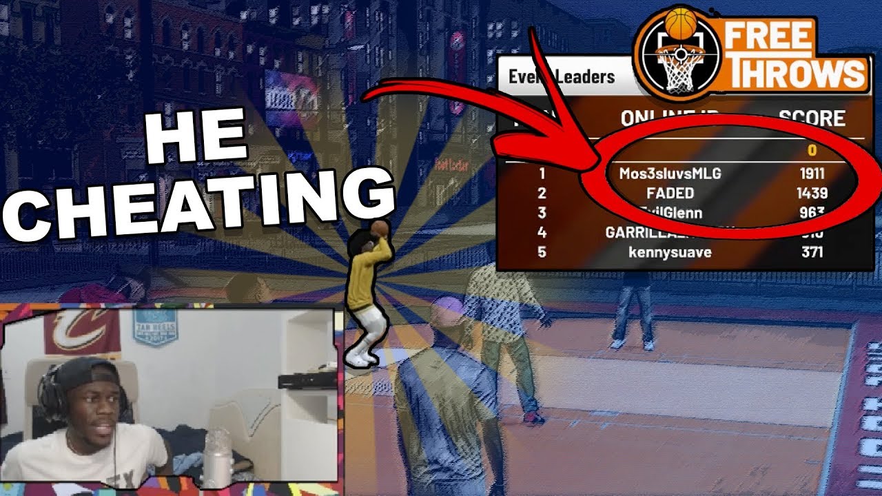 CHEATERS STOPPED ME FROM WINNING FREE THROW NEW EVENT IN NBA 2K19 ...
