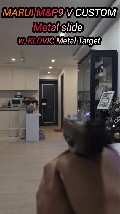 Marui M&P9 V CUSTOM 비비탄 날아가는 순간 !!??? #사격 #에어소프트게임 #airsoft #비비탄총 #marui - YouTube