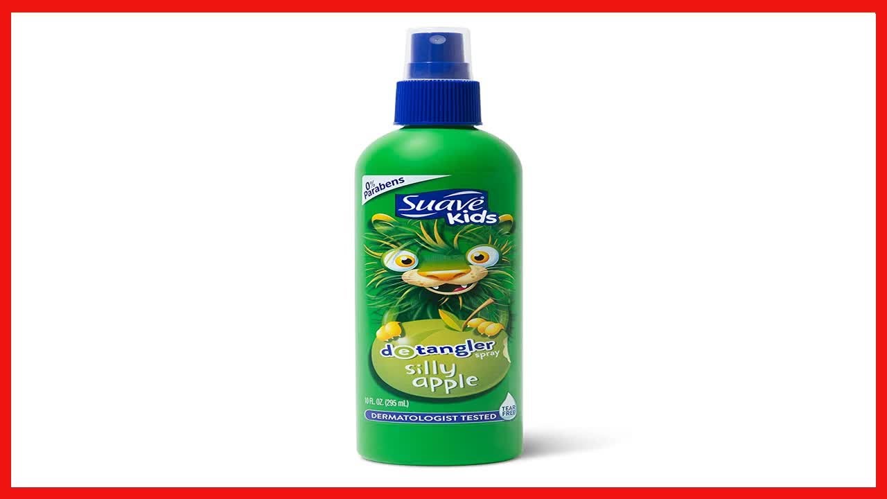 Suave Kids Detangler Spray For Tear-Free Styling Silly Apple ...