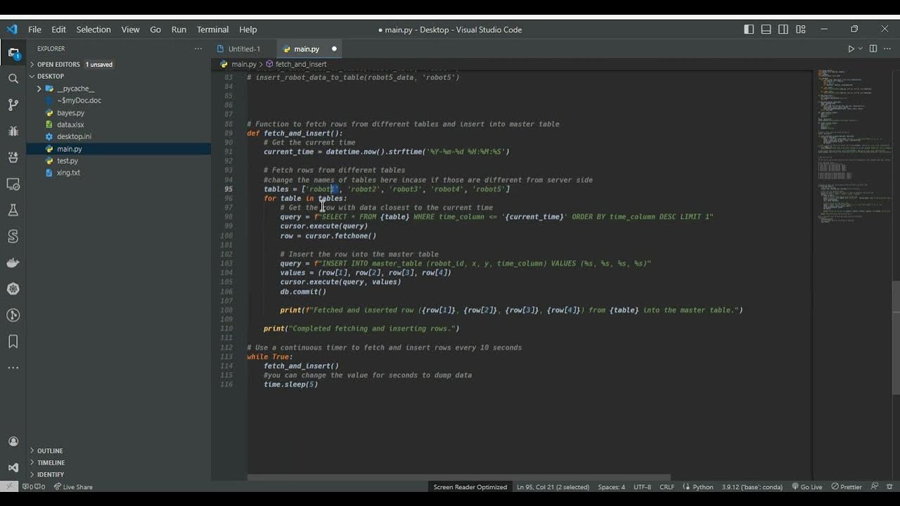 Reading data from xlsx from into database - YouTube