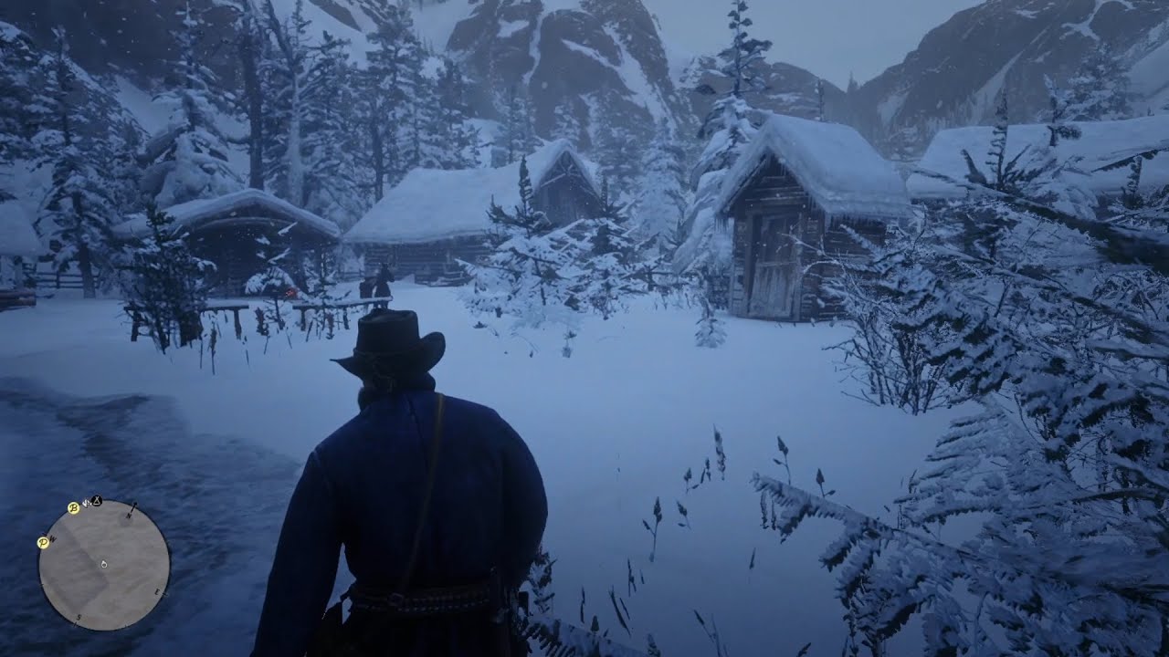 Ultra beautiful Red dead Redemption 2 | Snowy mountains 4k 60 - YouTube