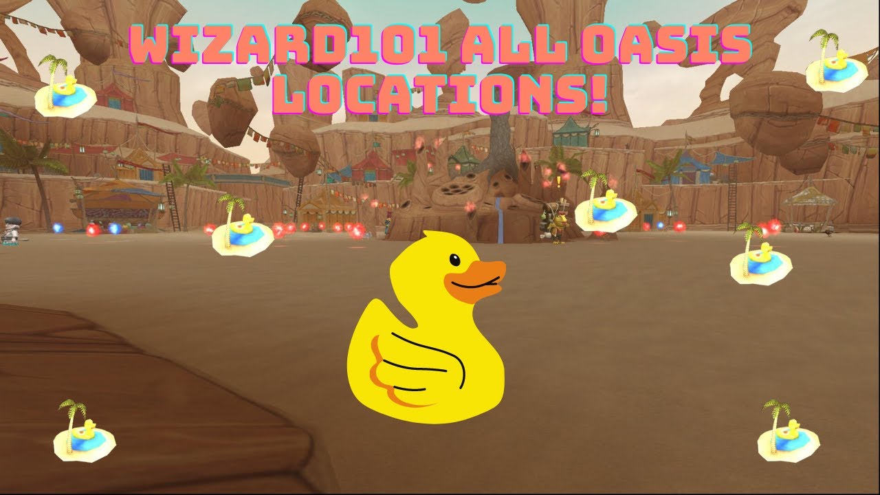 Wizard101: Mirage | Finding the Oasis locations - YouTube