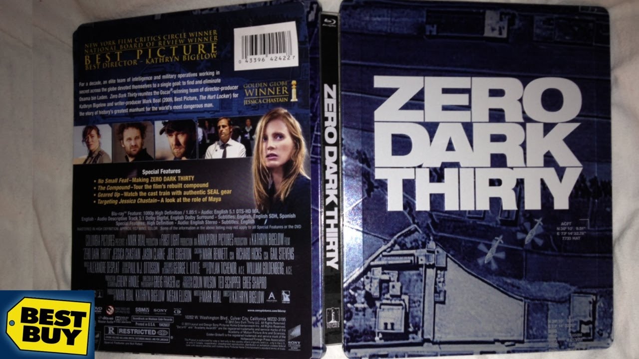 Zero Dark Thirty Best Buy Exclusive Blu-ray/DVD SteelBook Unboxing ...