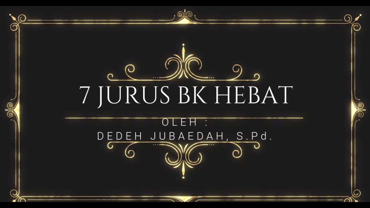 7 JURUS BK HEBAT - YouTube