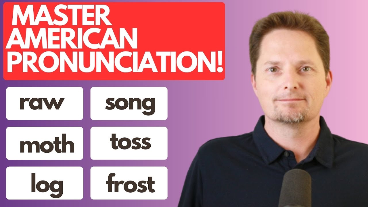 American pronunciation of: moss, fog, moth, frost, auto, song, ball ...
