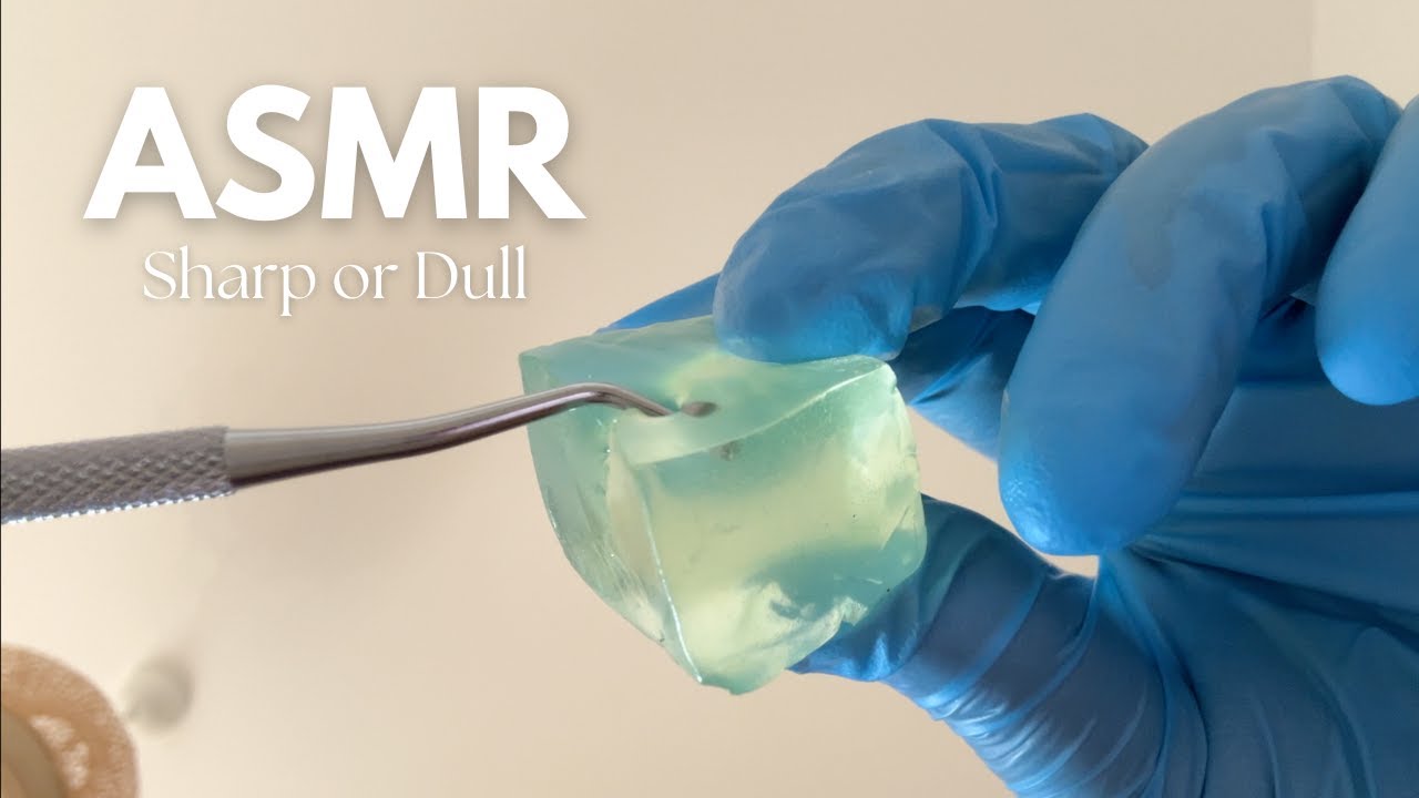 ASMR | Voice Reveal | Sharp or Dull Test | Camera Touching | First ...