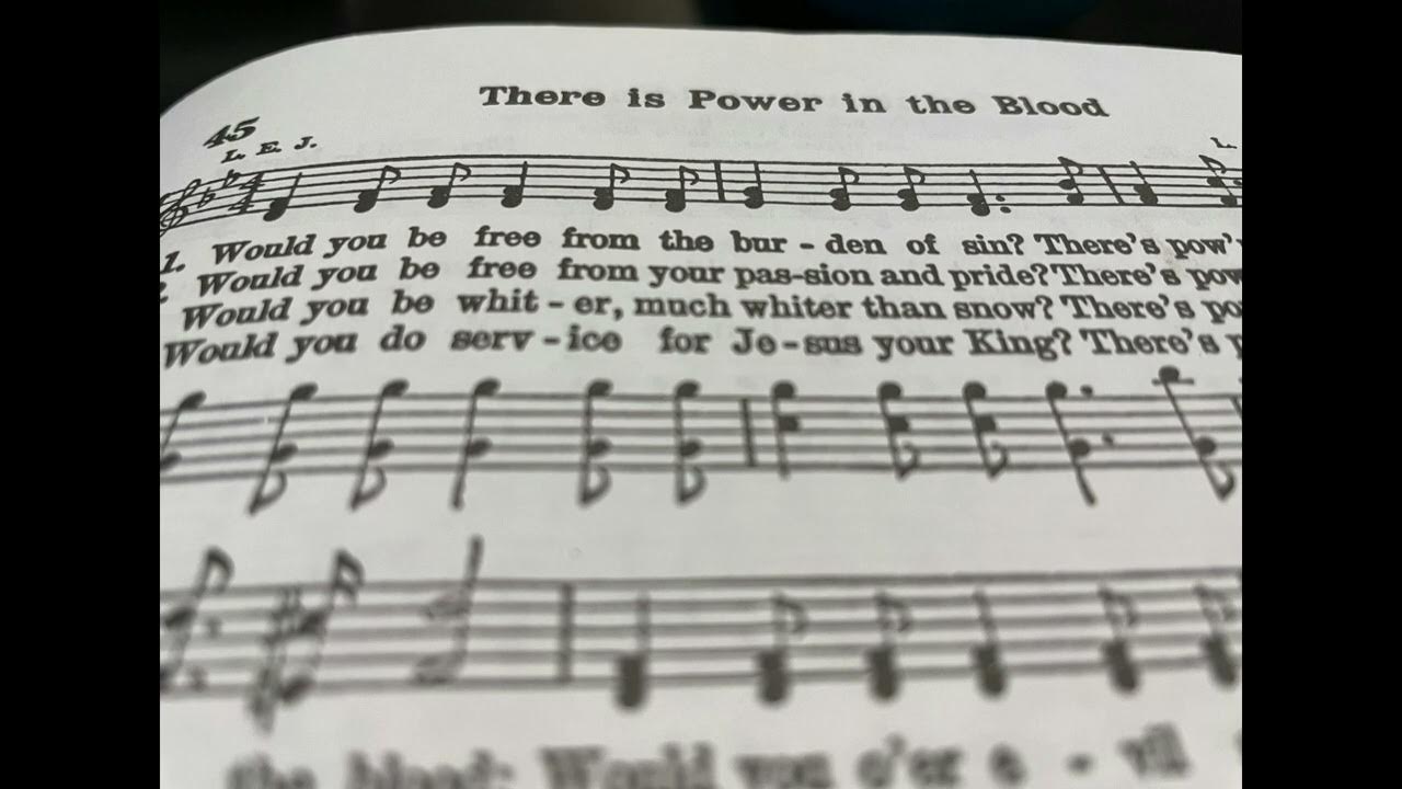 There Is Power In The Blood |Hymn| |Gospel Song| - YouTube