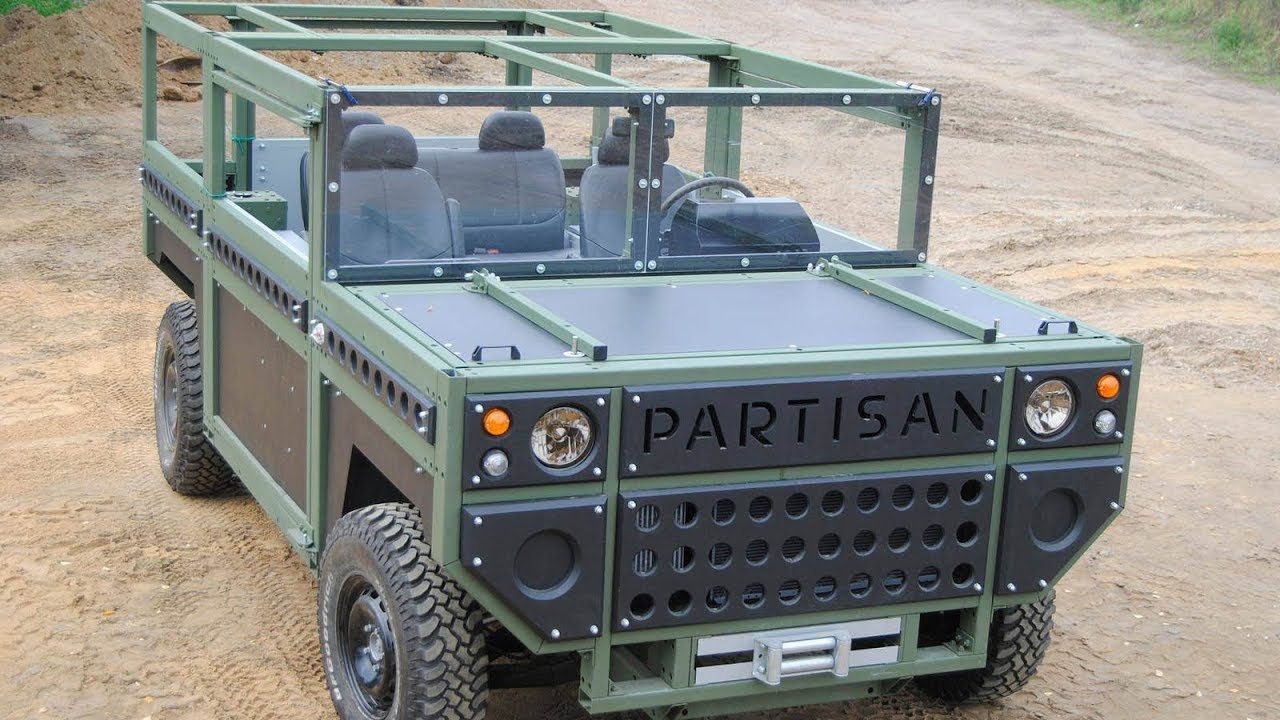 Partisan One the box shaped Military Vehicle from Germany - YouTube