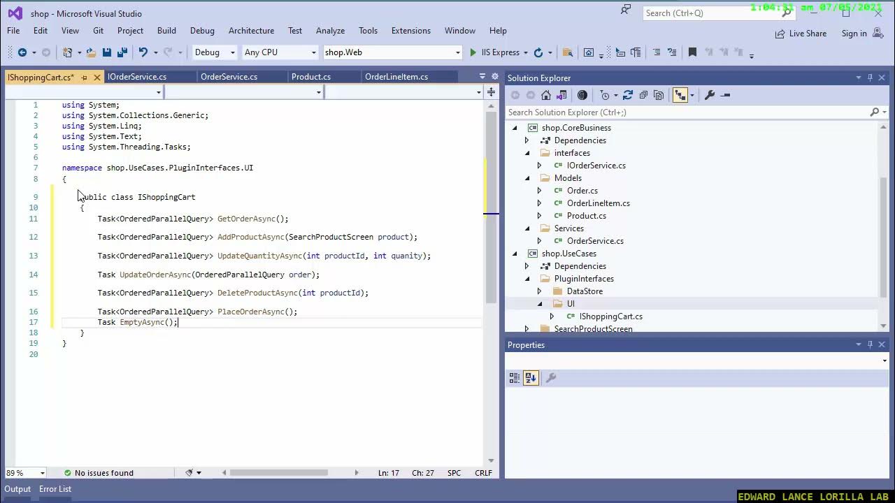【Blazor】Shopping Cart Abstration - YouTube