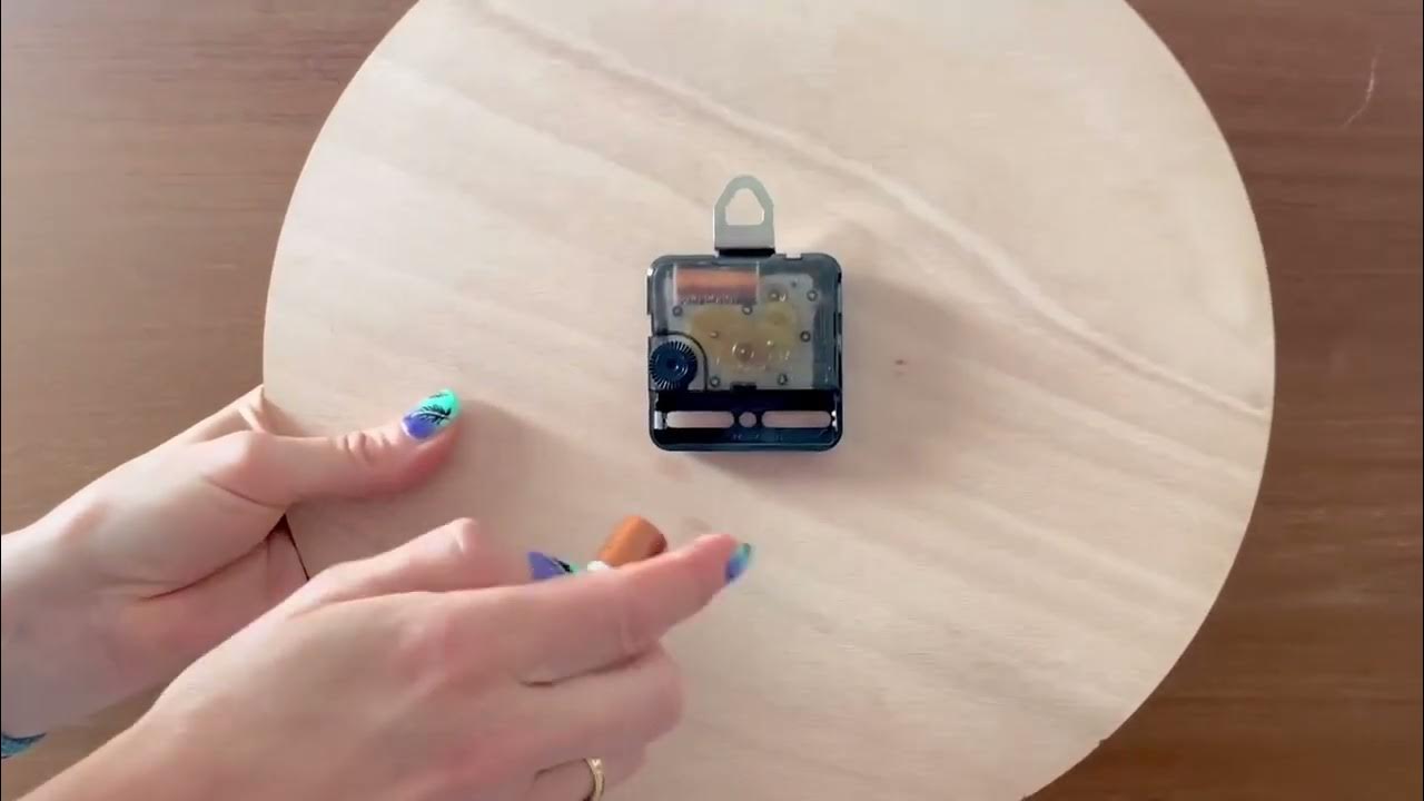 Battery insertion instructions for wall clock - YouTube