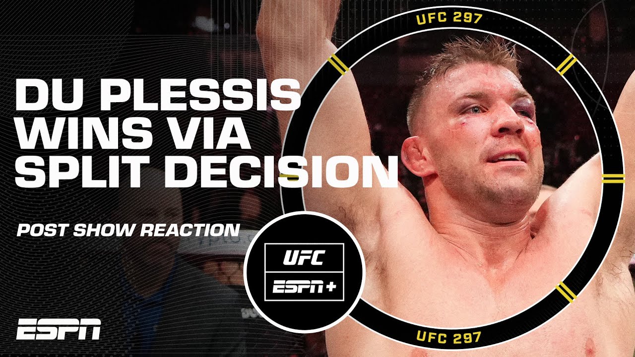 UFC 297 Post Show debates if Sean Strickland or Dricus Du Plessis won ...