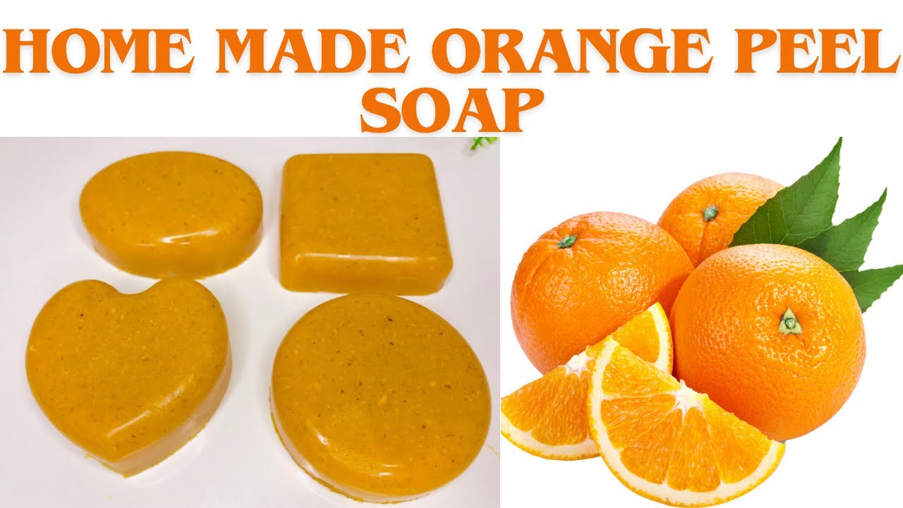 Homemade orange peel soap for brightening and glwoing skin /shaziya ...