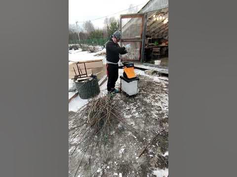 Как измельчить ветки ?) #shorts - YouTube