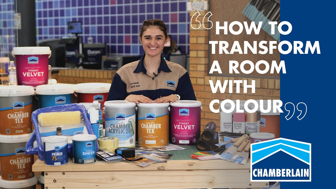 How To Transform a Room with Colour - With Chamberlain - YouTube