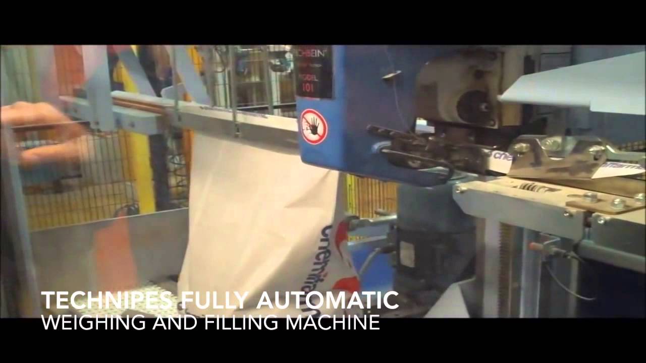 Technipes Fully Automatic Weighing and Filling Machine - YouTube