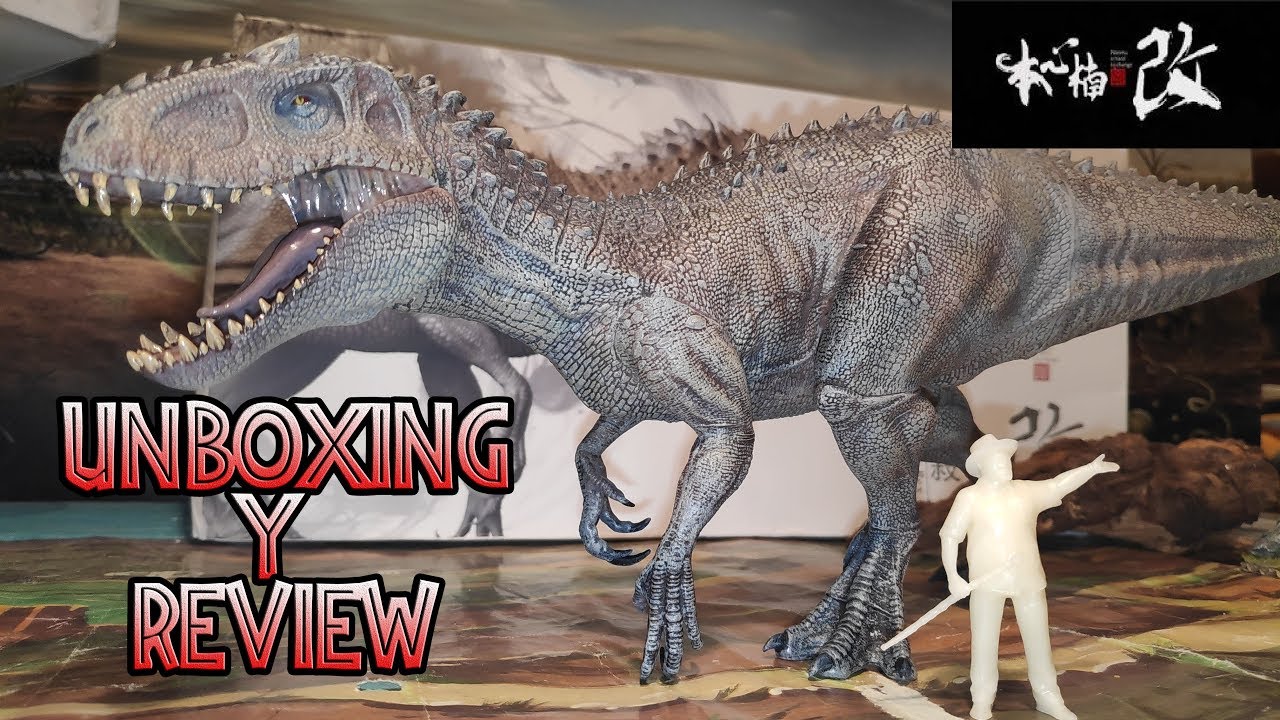 UNBOXING Y REVIEW INDOMINUS REX "BERSERKER REX" DINOSAURIOS CALIDAD ...