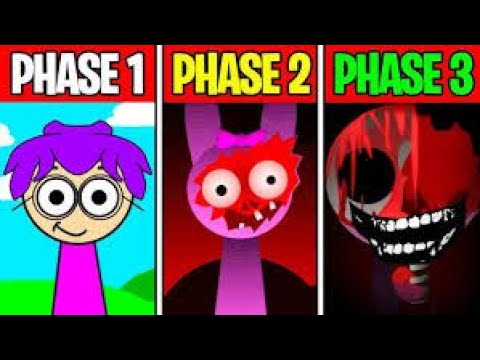 Sprunki Phase 1, 2, 3, 4, 5, 6, 7, 8, 9 Mix - YouTube