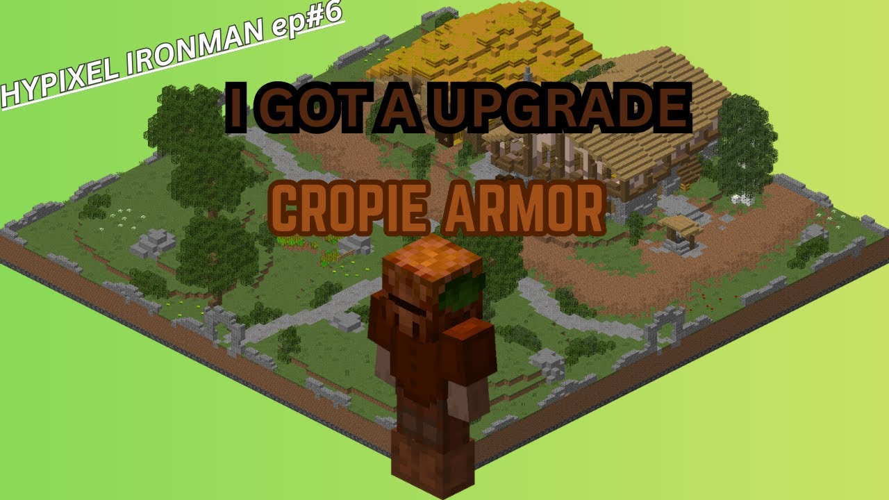 I FINALLY GOT CROPIE ARMOR hypixel ironman [7] - YouTube