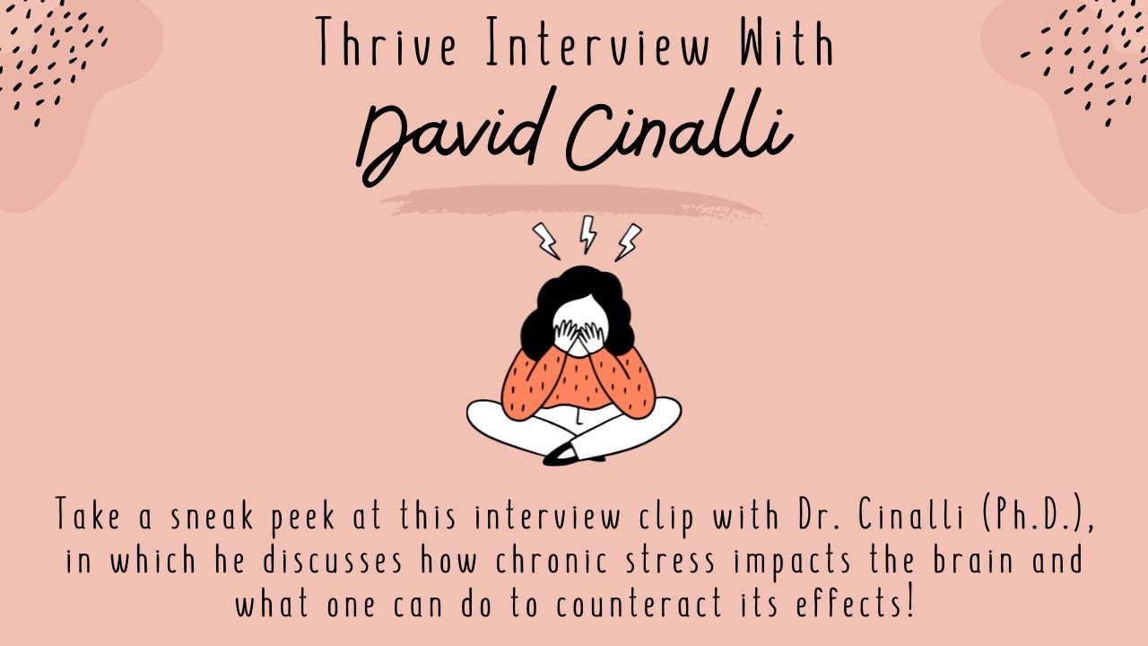 FAU Thrive - David Cinalli - The Impact of Stress on the Brain and Ways ...