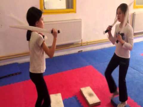 Little Girls with swords - YouTube