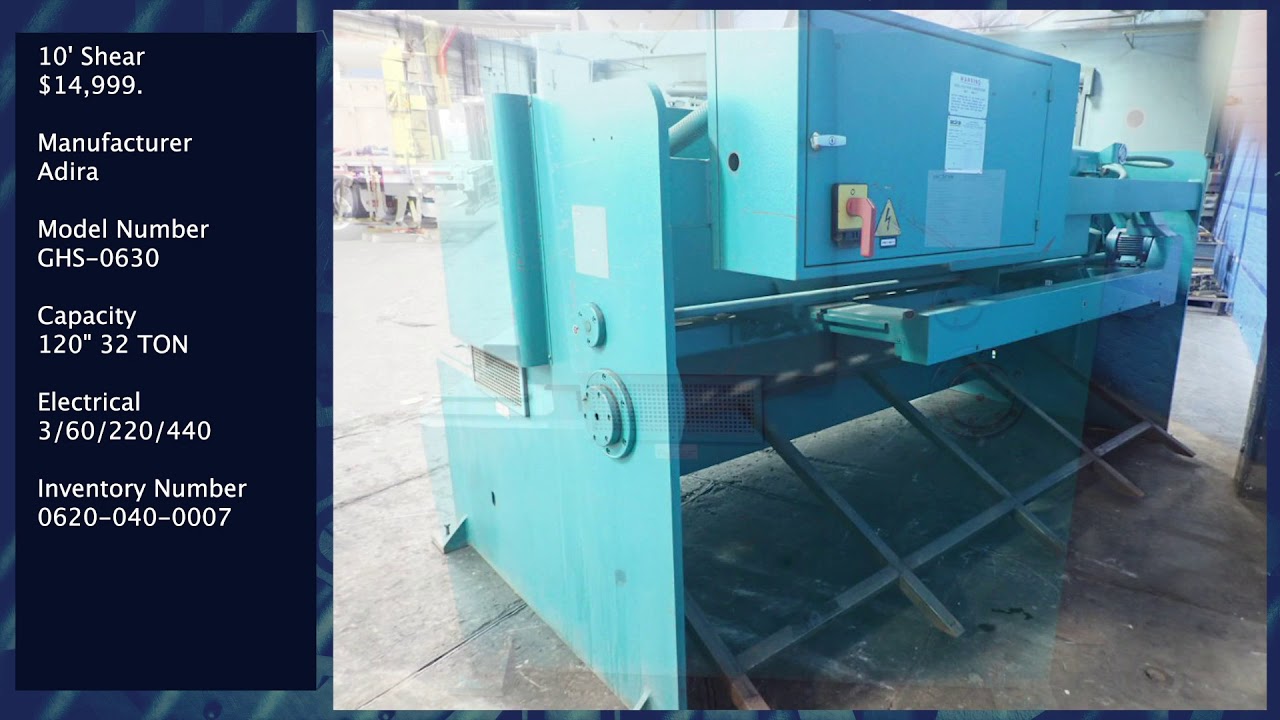 Adira 10 Foot Shear - YouTube