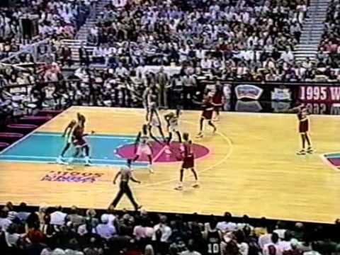Hakeem Olajuwon Game 5 Highlights: 1995 Western Conference Finals - YouTube