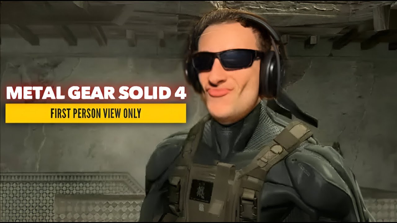 Metal Gear Solid 4 | First Person View Only Challenge | PS3 - YouTube