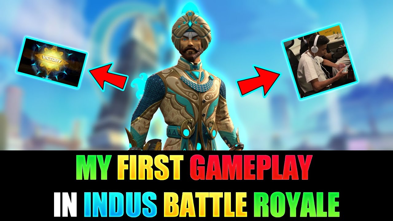 my first gameplay in indus battle royale / indus / indus game / indus ...