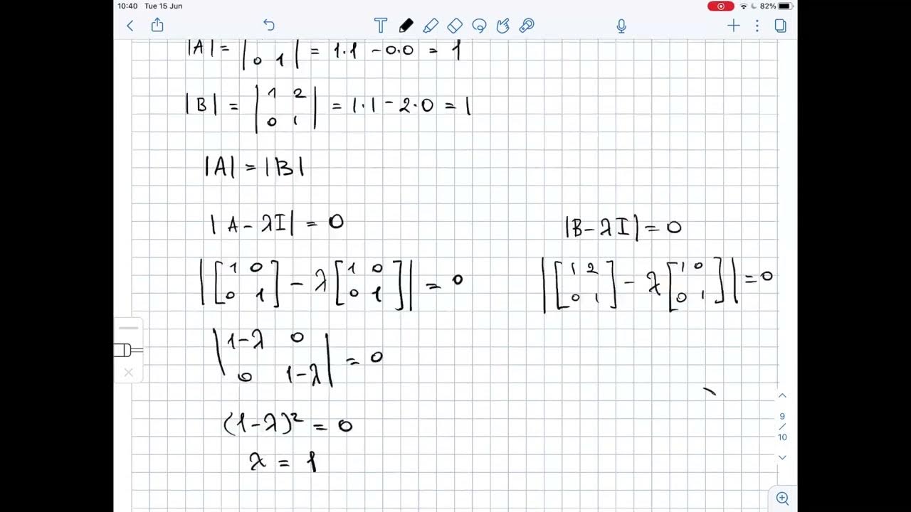 Let A Begin{bmatrix}1 And 0 0 And 1 End{bmatrix} Text{ And } B Begin{bmatrix}1