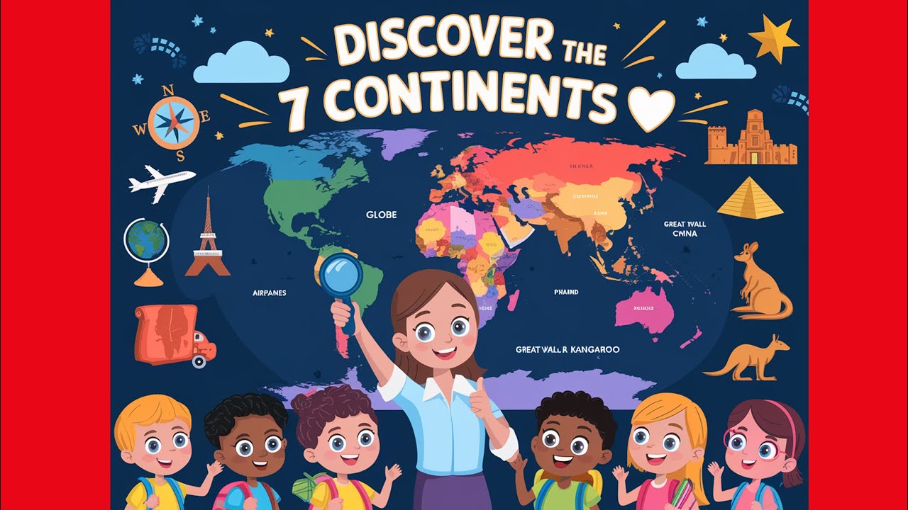 Discover the 7 Continents 🌍 | Geography for 3rd Graders - YouTube