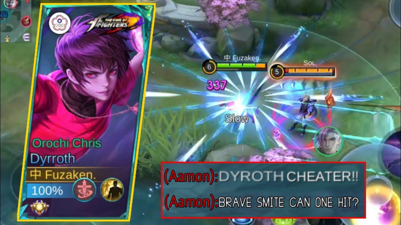 DYRROTH NEW ONESHOT?!! DYROTH BRAVE SMITE NEW META 😲🔥!! GOODBYE LETHAL ...