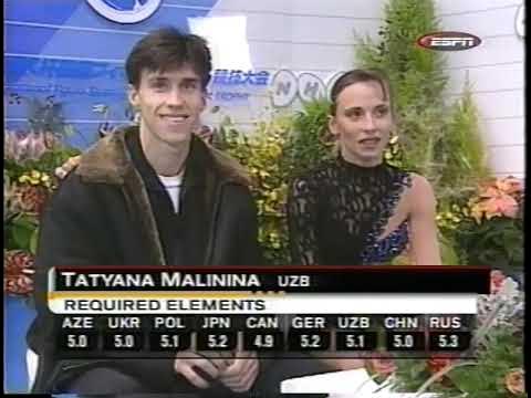 1999 NHK Trophy - Ladies Short Program - Tatiana Malinina UZB - YouTube