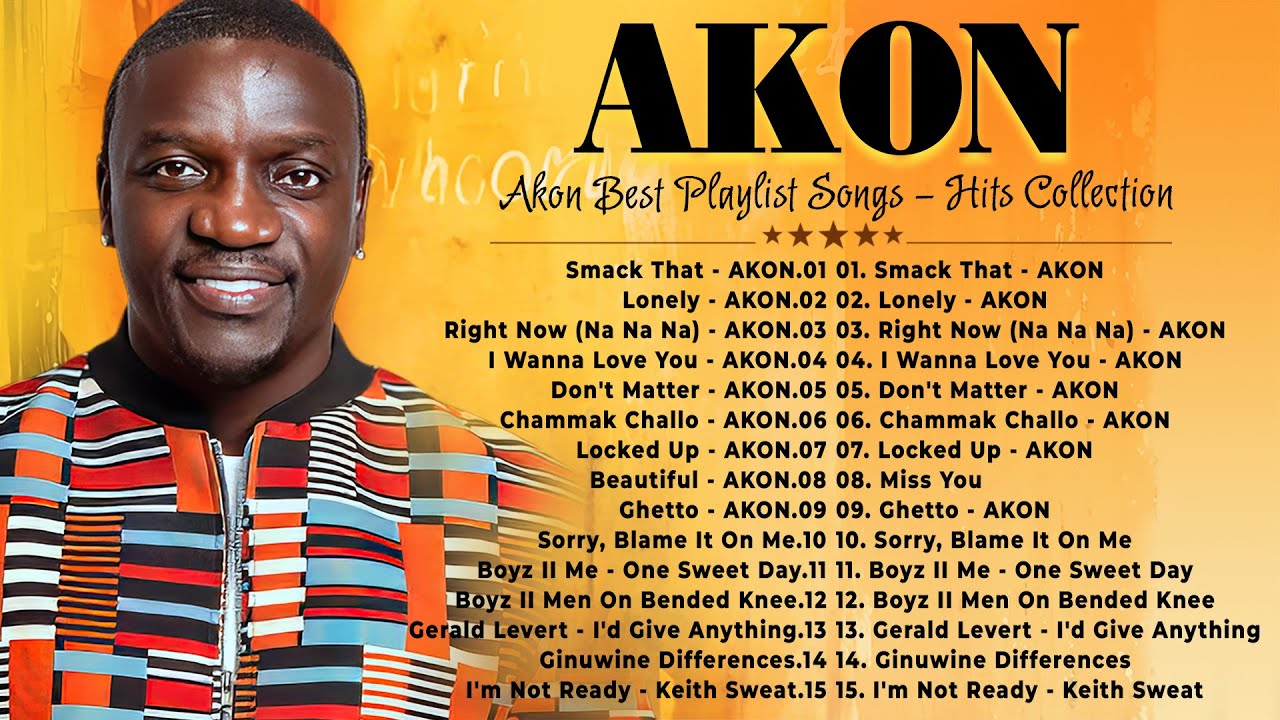 Akon Greatest Hits Full Album 🎧 Best Songs Playlist - YouTube