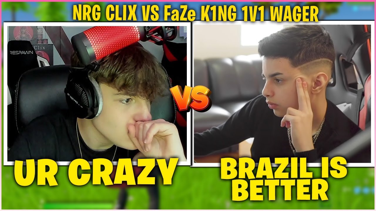 CLIX Challenged FaZe K1ng To 1v1 Wager & Gets EMBARRASSED After This ...