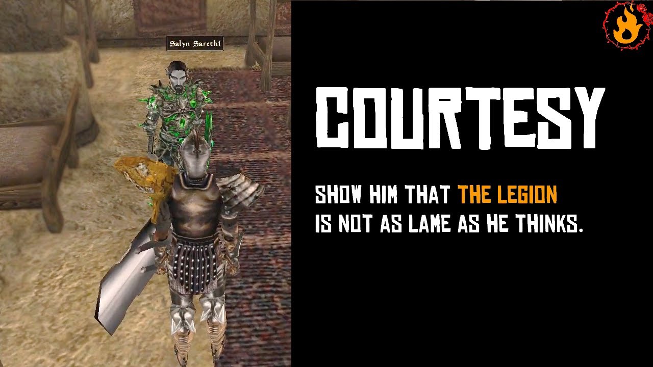 Courtesy - Imperial Legion Walkthrough (TES III Morrowind) - YouTube