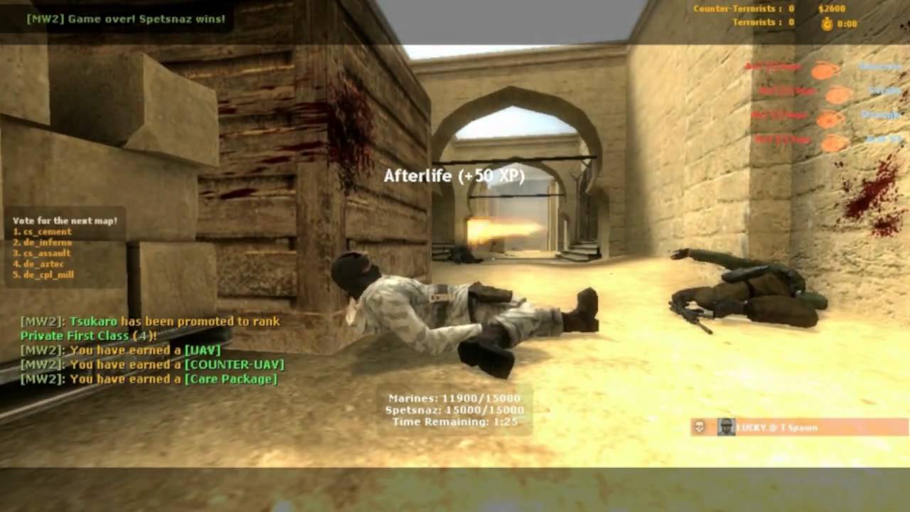 AoT [!] Counter Strike Source: MW2 - Nuke Preview - YouTube